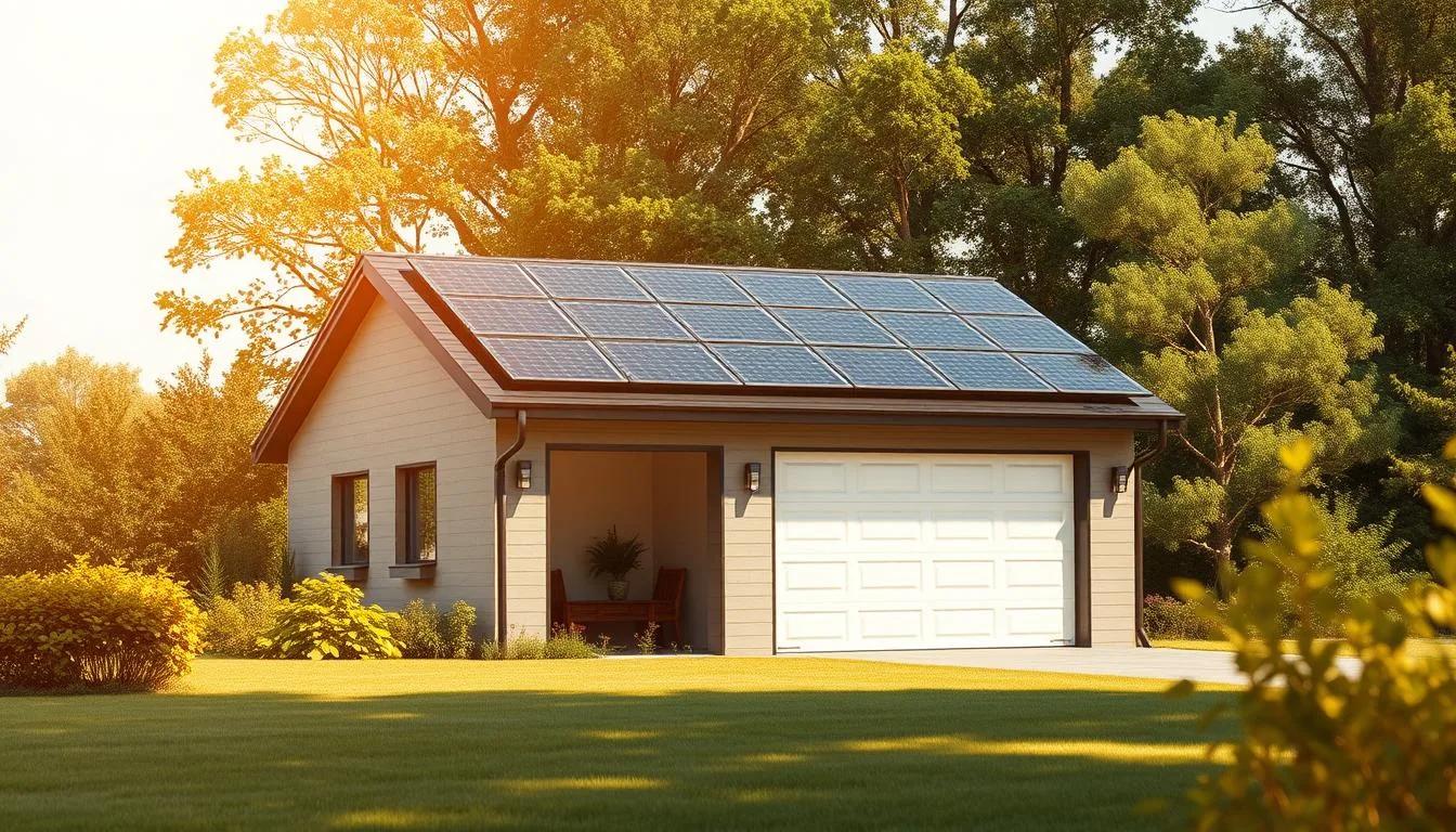 Solar-Powered Garages: Combining Efficiency with Sustainability