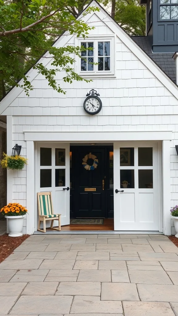 13 Aesthetic Garage Entrance Ideas to Elevate Your Curb Appeal | Garage ...