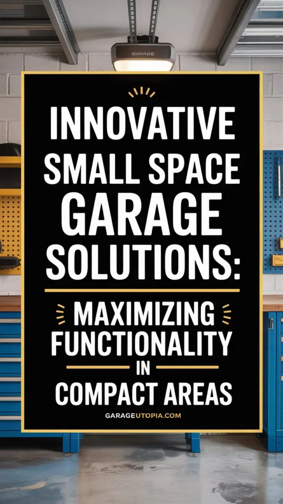 Innovative Small Space Garage Solutions: Maximizing Functionality in ...