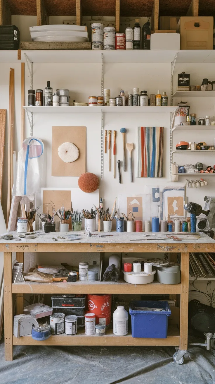 15 Inspiring Transformations for Your Creative Garage Art Studio ...